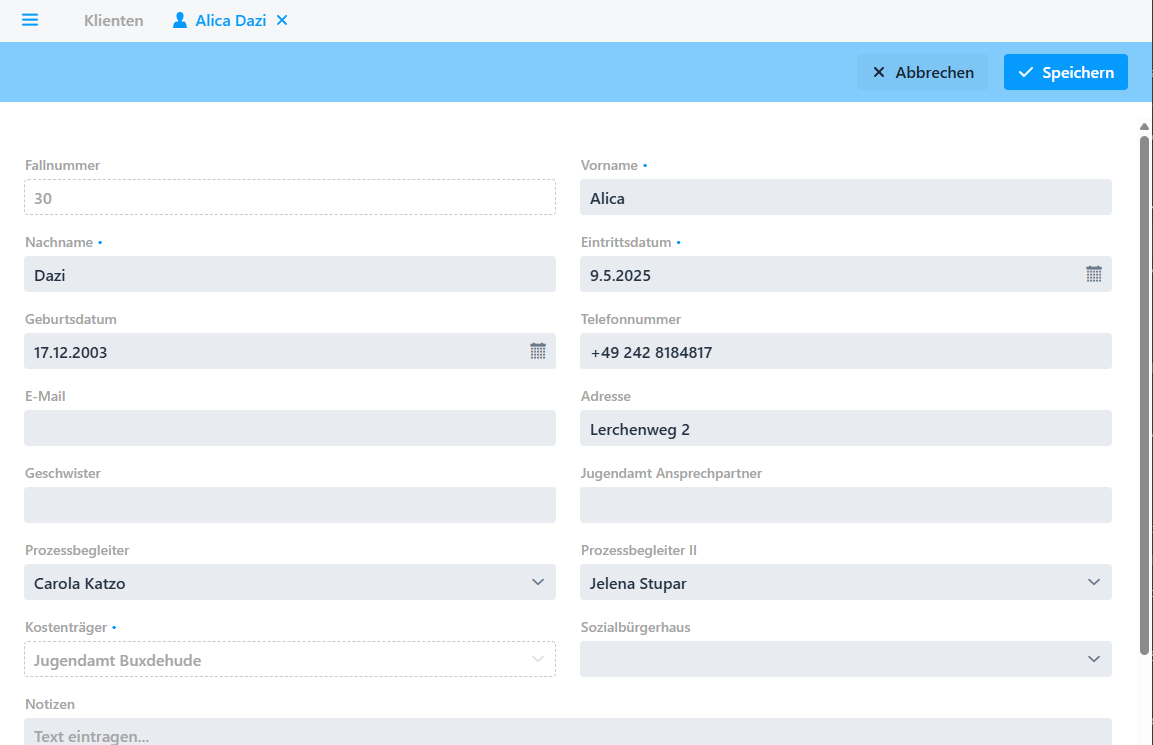 Bagheera | Einfache Software für Sozialpädagog*Innen